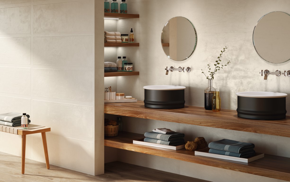 Colorker Memory cementlook wandtegel Maas Tegels - Purmerend